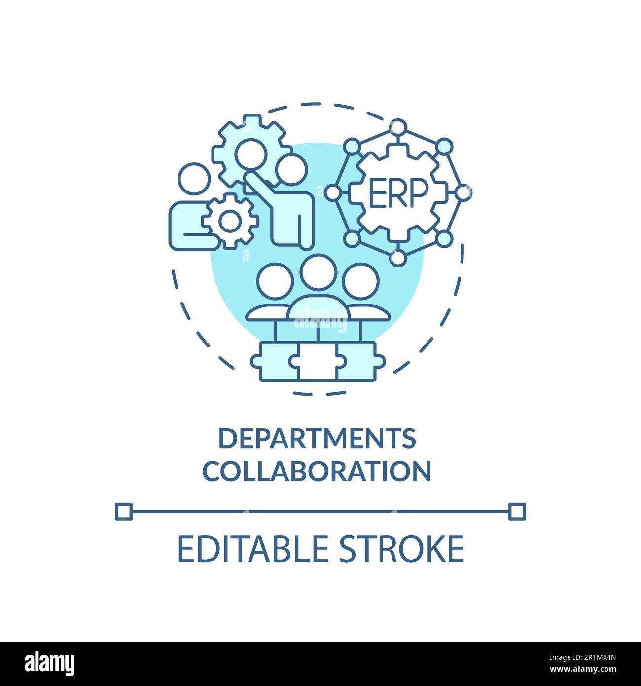 Collaborations, illustration Stock Vector Images - Alamy