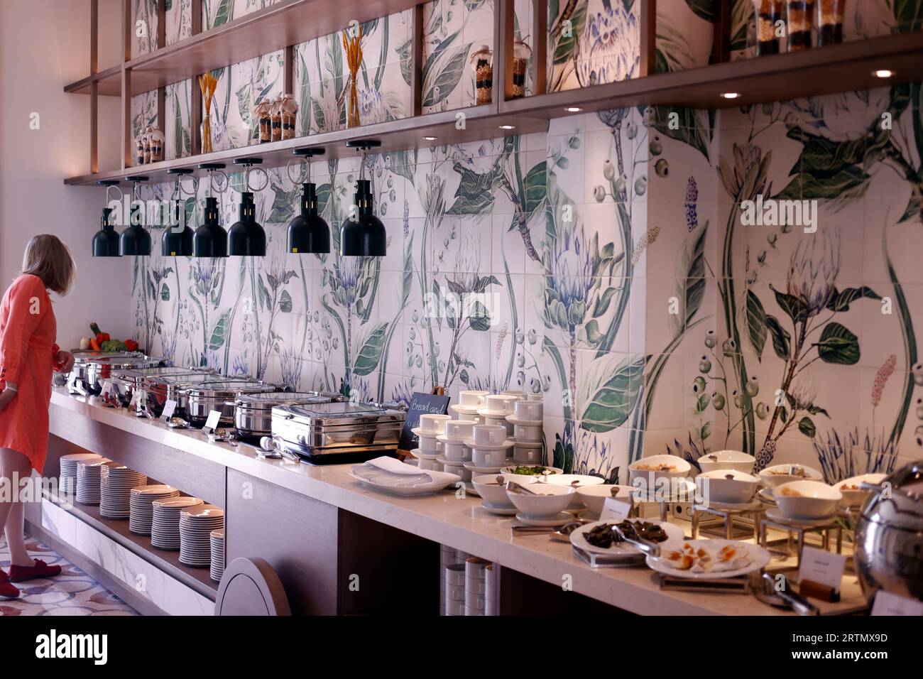 Vietnamse food buffet in a restaurant. Dalat. Vietnam Stock Photo - Alamy