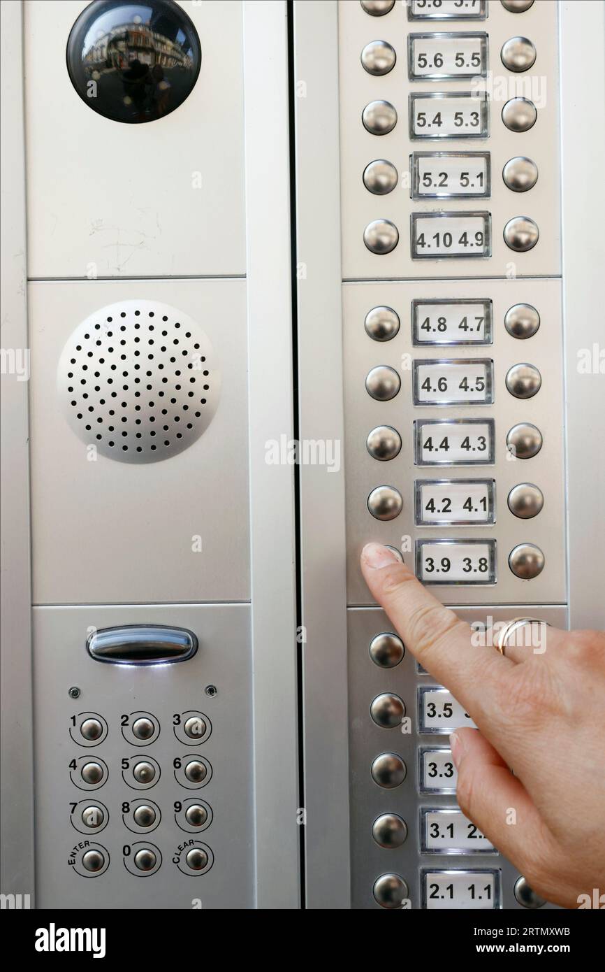 Intercom system hi-res stock photography and images - Alamy