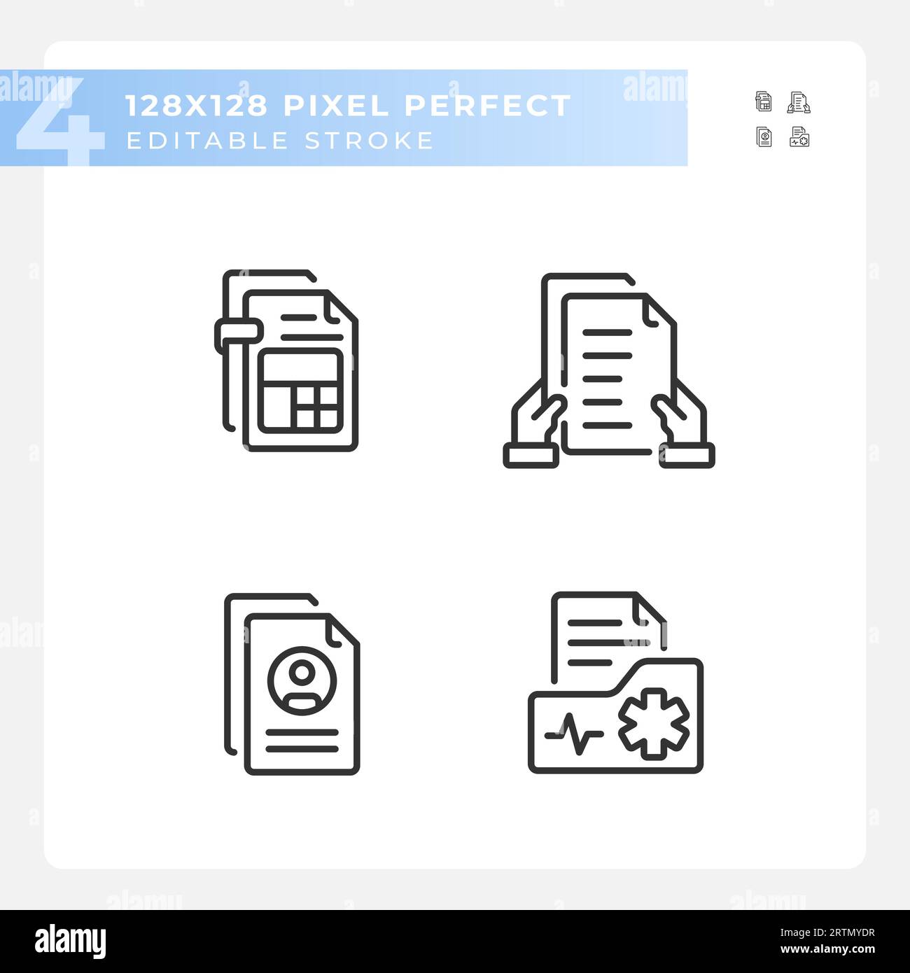 Editable pixel perfect document icons set Stock Vector Image & Art - Alamy Editable pixel perfect document icons set Stock Vector Image & Art - Alamy