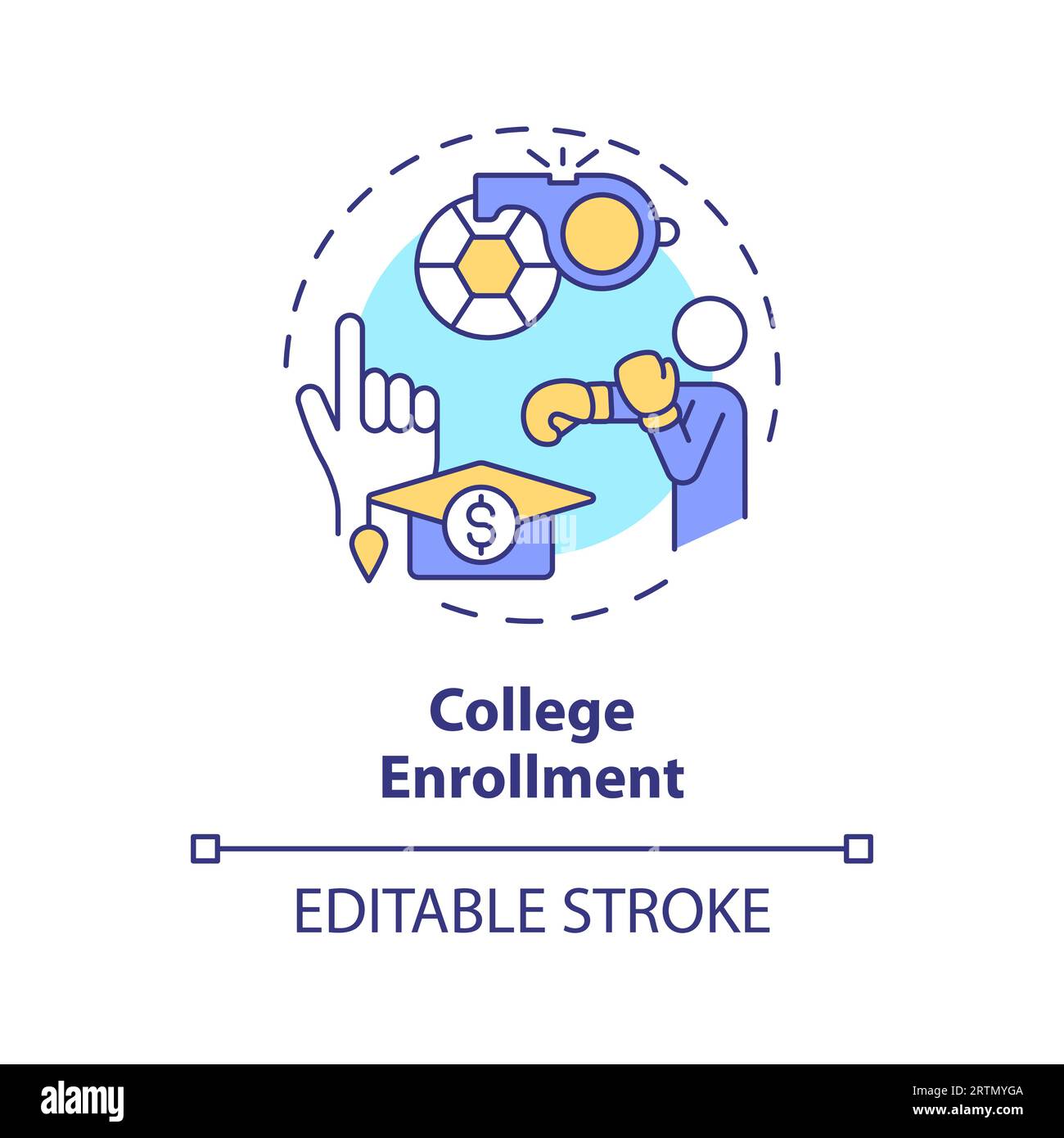 College admission sign Cut Out Stock Images & Pictures - Alamy