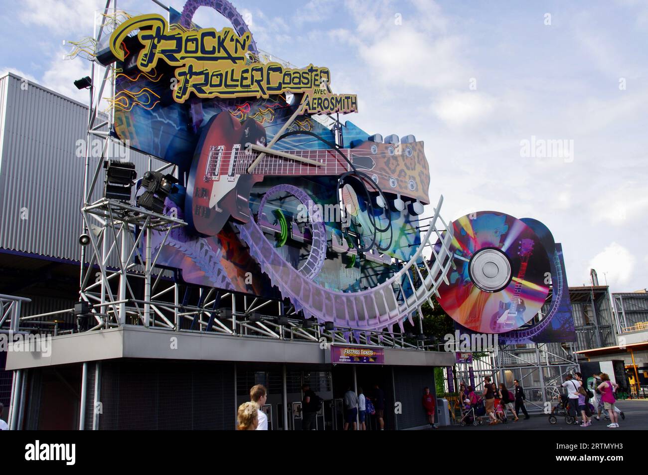 Rock n roller aerosmith coaster hi-res stock photography and images - Alamy
