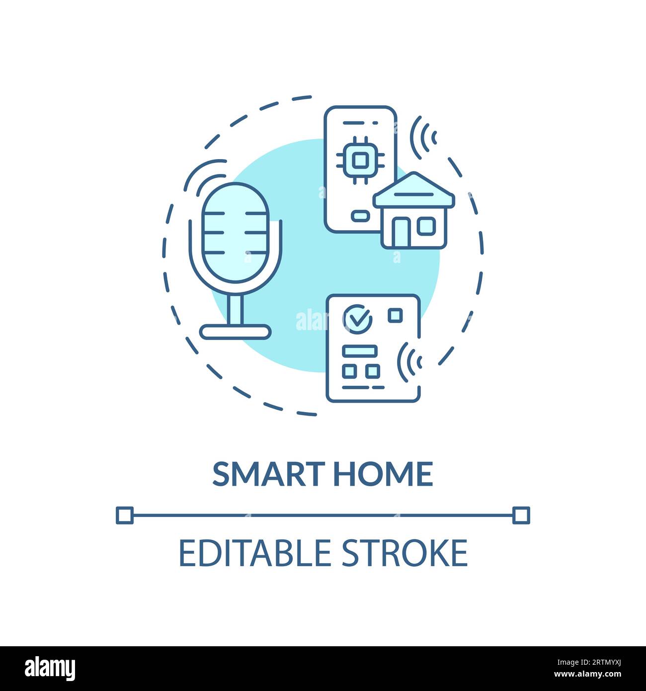 2D smart home thin line blue icon concept Stock Vector Image & Art - Alamy 2D smart home thin line blue icon concept Stock Vector Image & Art - Alamy
