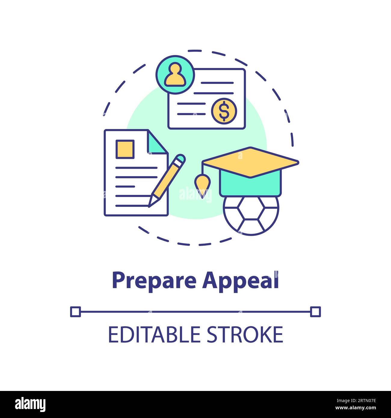 2D customizable prepare appeal line icon concept Stock Vector Image ... 2D customizable prepare appeal line icon concept Stock Vector Image ...