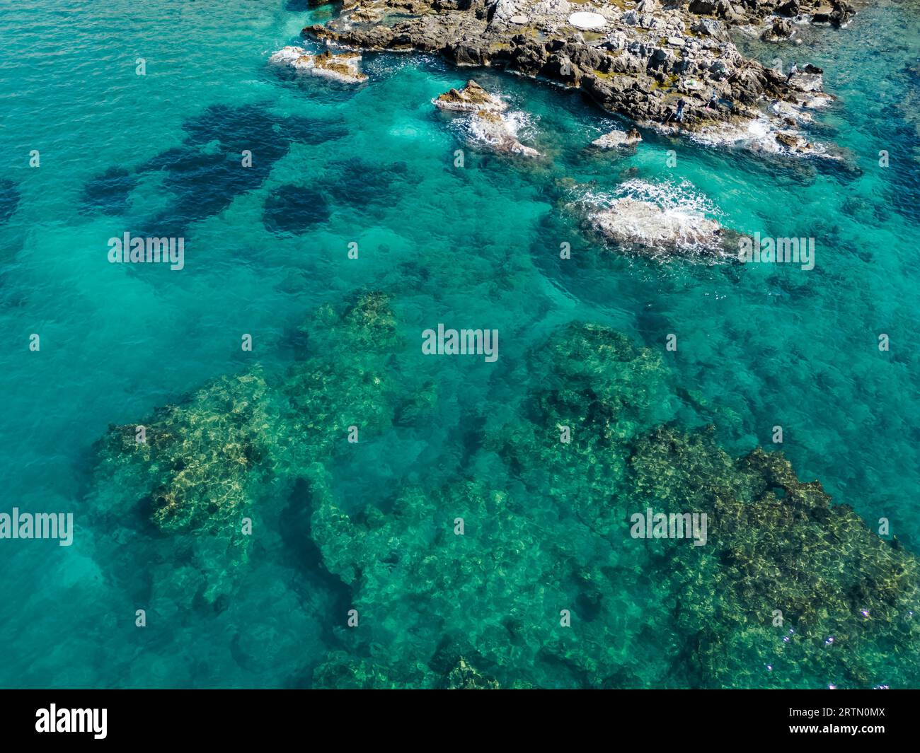 Aerial shot people swimming hi-res stock photography and images - Alamy