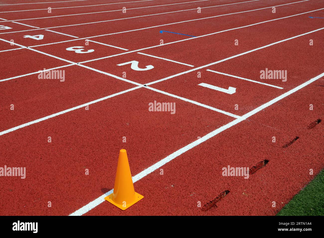 Plastic runway and taper bucket Stock Photo - Alamy