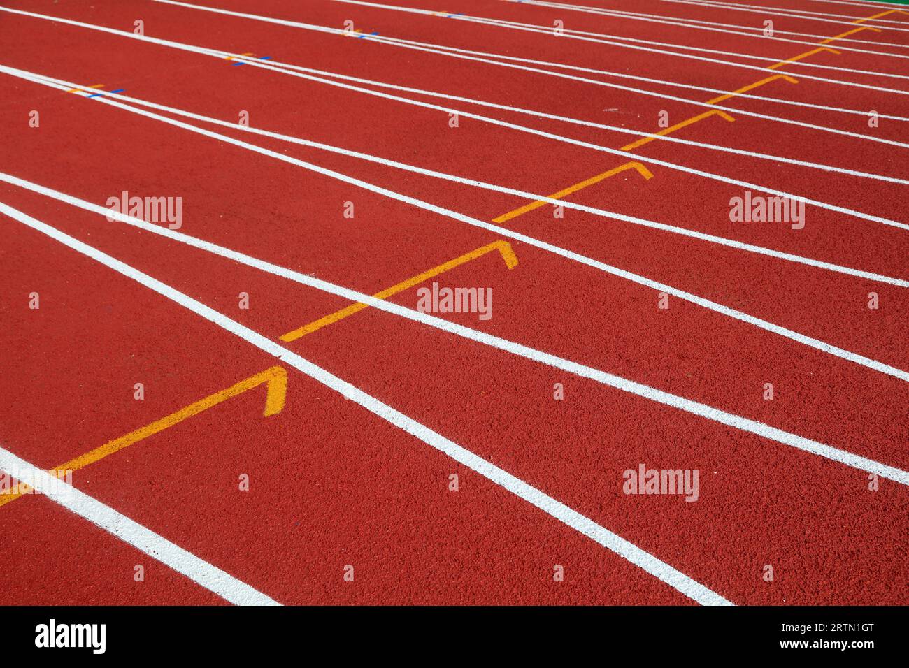 Plastic runway close-up Stock Photo - Alamy