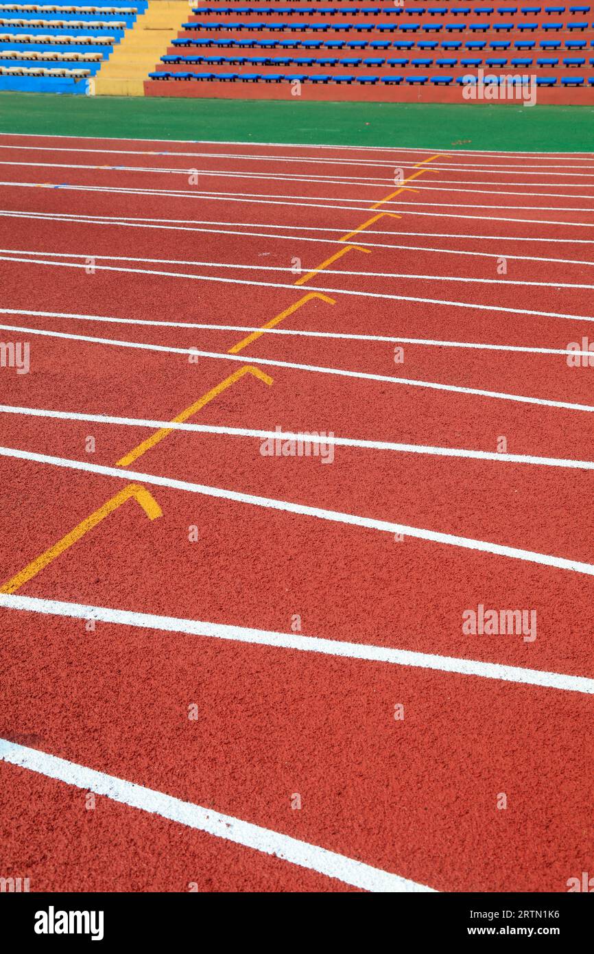 Plastic runway close-up Stock Photo - Alamy