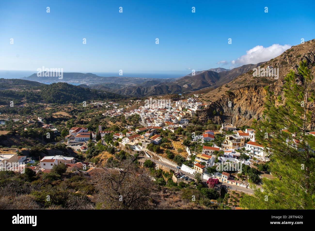 Greece karpathos village aperi hi-res stock photography and images - Alamy