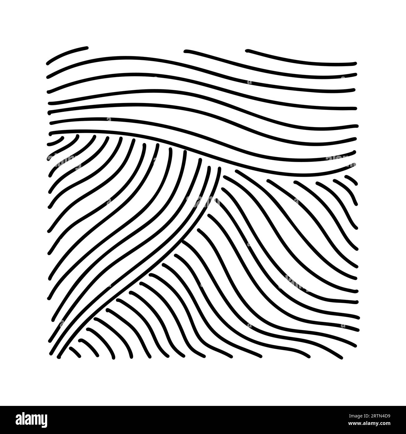 Square aesthetic hand drawn Contemporary printable pattern with ...