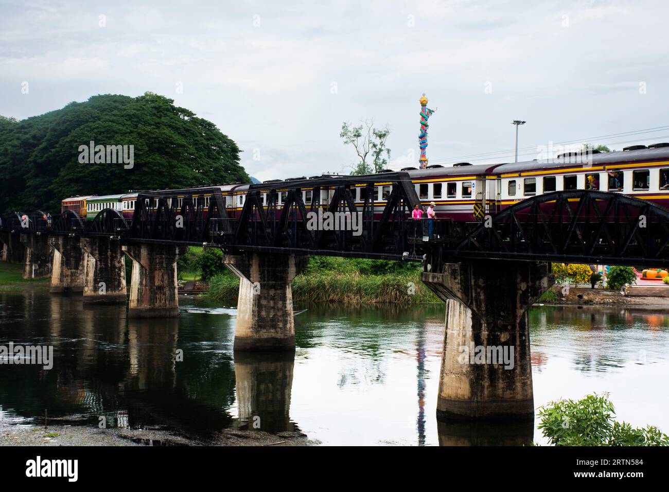 Steel railway bridge over river kwai of landmarks memorials historical ...