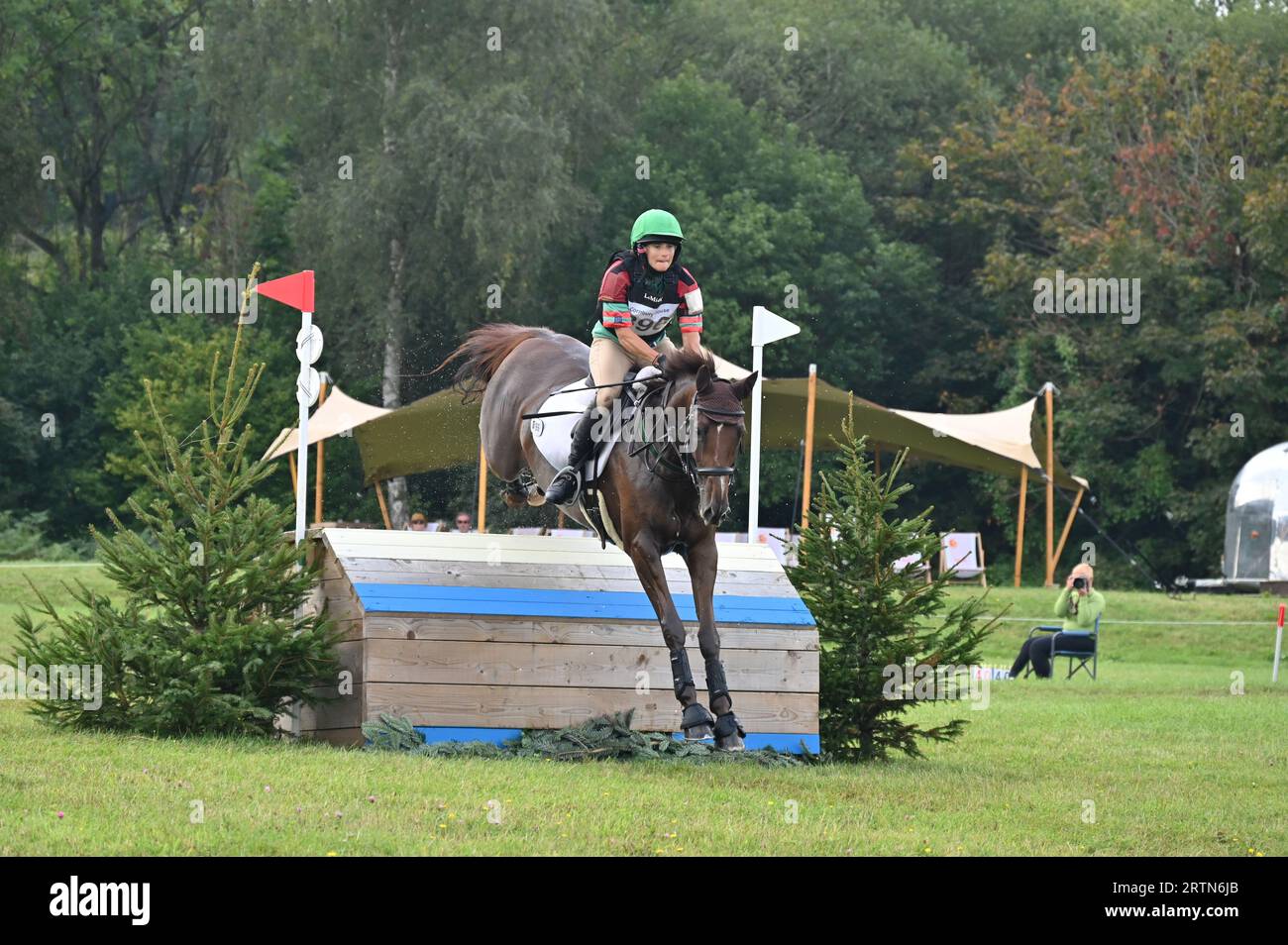 Laura Grice on Atzaro, cross country phase of the CIC-S 2* competition ...