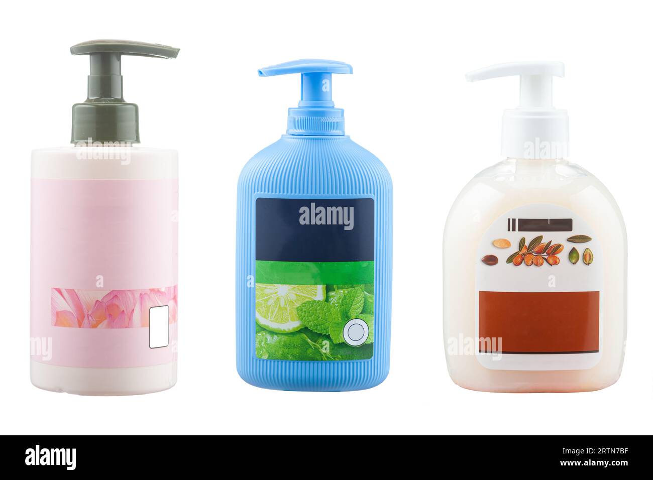 liquid hand soap isolated on white background Stock Photo - Alamy