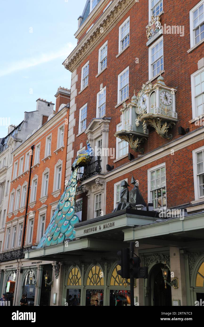 Exterior of Fortnam and Mason department store Piccadilly London UK September 2023 Stock Photo ...
