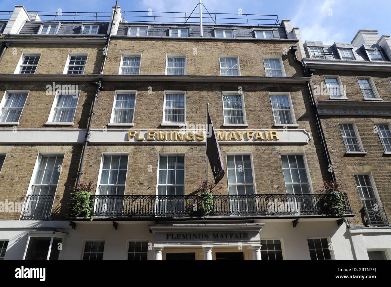 Exterior of Flemings Mayfair Hotel 7-12 Half Moon Street, Mayfair ...