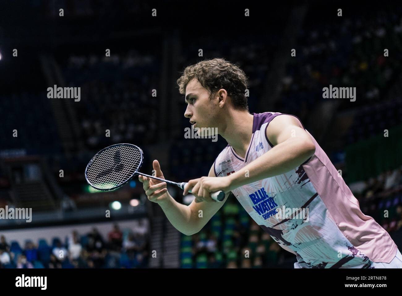 Hong Kong, China. 13th Sep, 2023. Magnus Johannesen of Denmark play ...