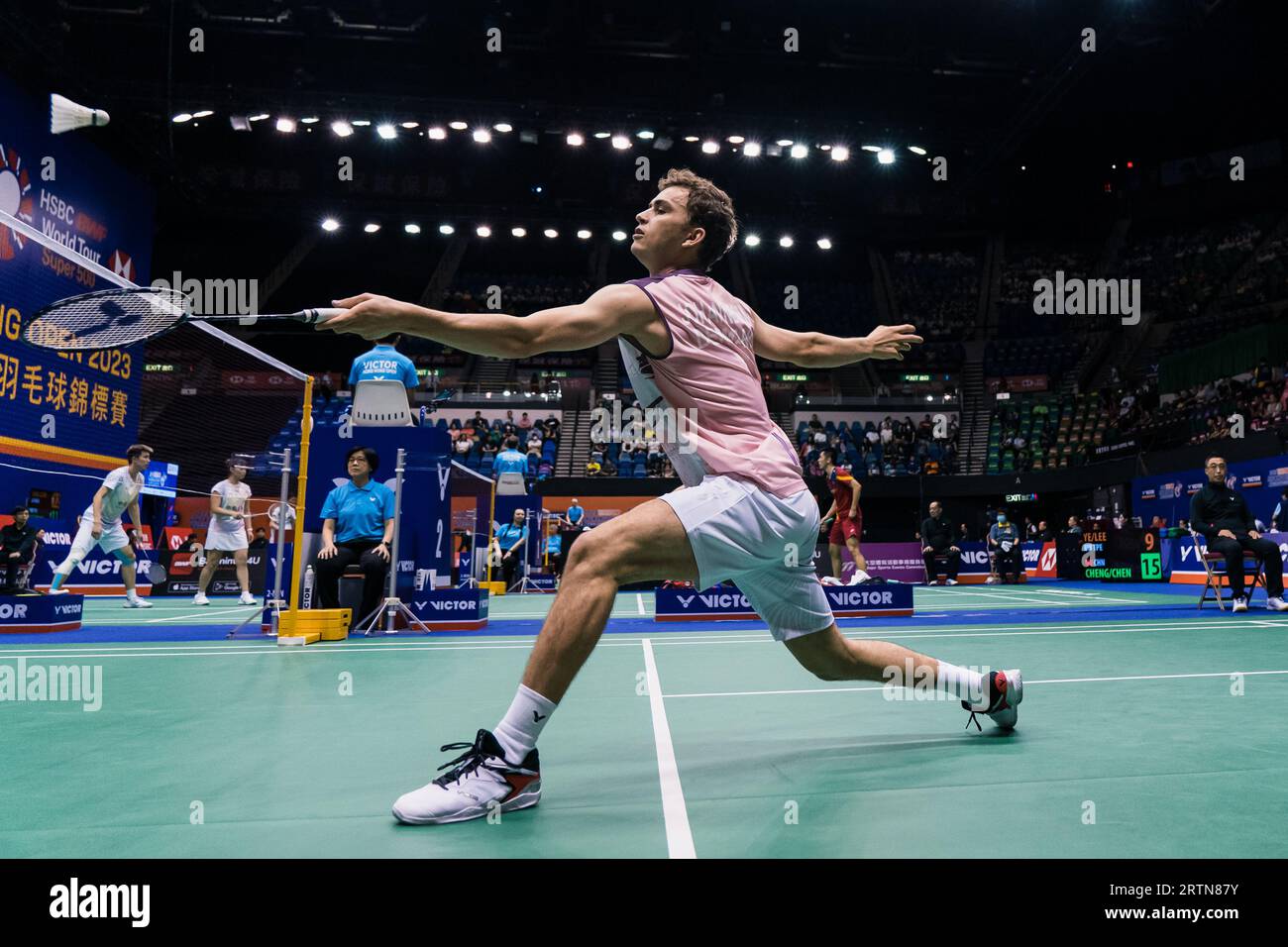 Hong Kong, China. 13th Sep, 2023. Magnus Johannesen of Denmark play ...