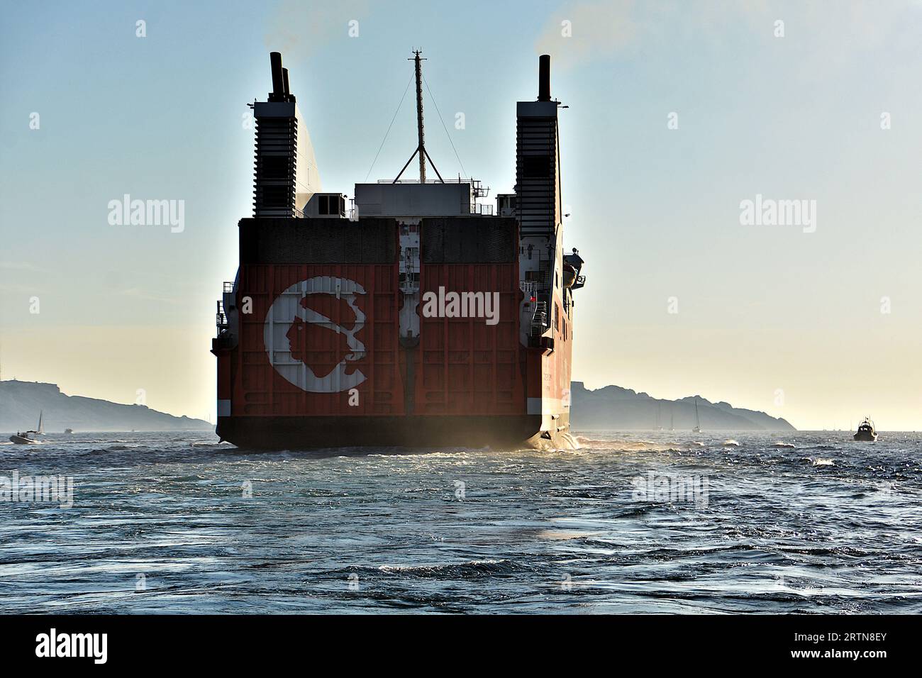 Marseille, France. 10th Sep, 2023. The Corsica Linea ferries passenger ...
