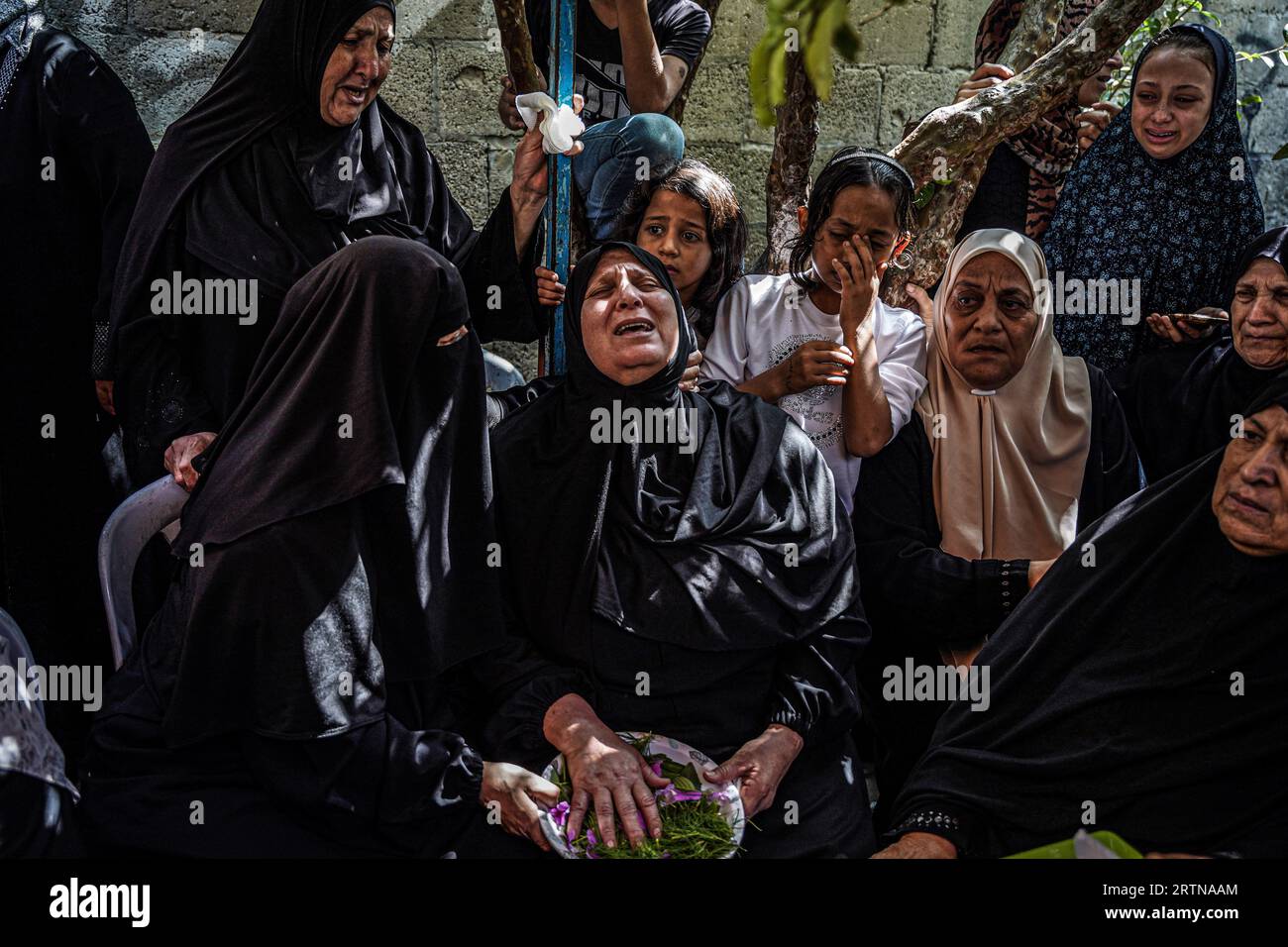 Gaza, Gaza, Palestine. 14th Sep, 2023. The martyr's mother and ...