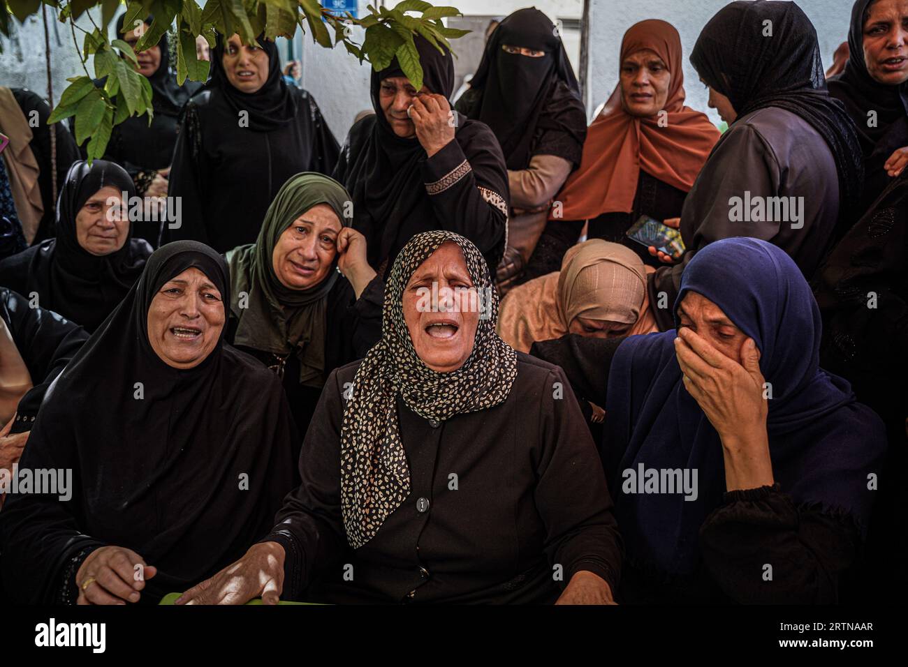 Gaza, Gaza, Palestine. 14th Sep, 2023. Women from the martyr's family ...