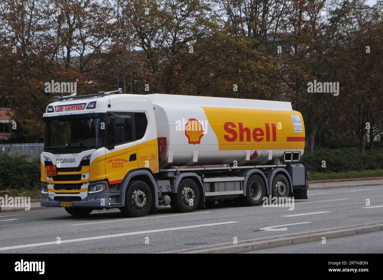 Kastrup/Copenhagen/Denmark/13 September 2023/.Shell petrol or gasoline ...