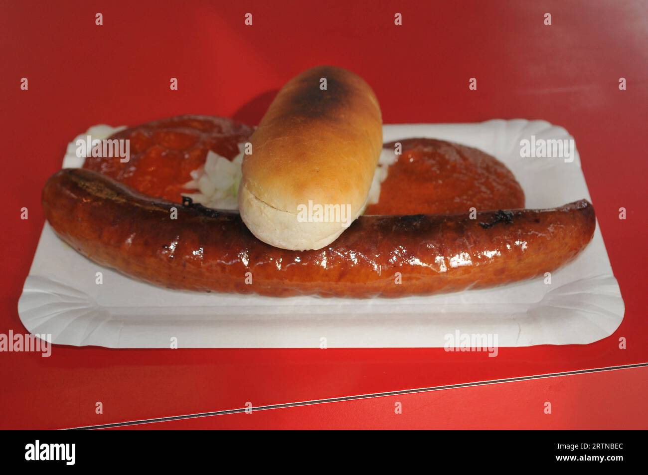 Copenhagen/Denmark/13 September 2023/.Danish fast food fdanish hot dog ...