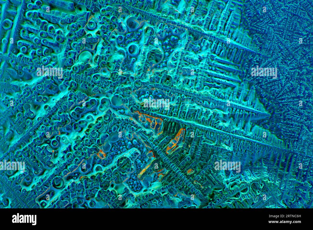 The image presents crystallized soy sauce, photographed through the ...