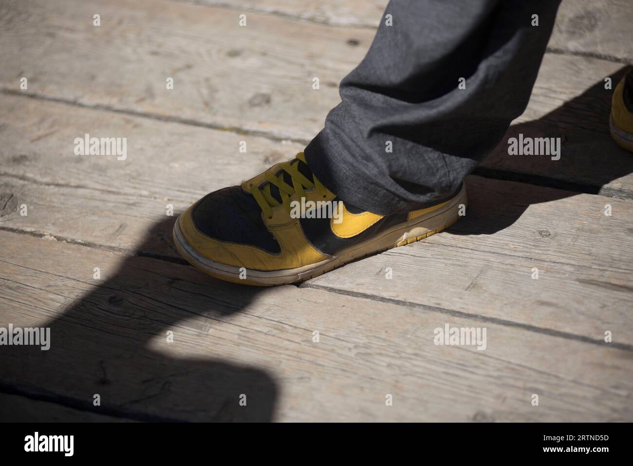 nike is a big player in the sports business nike sportswear Stock Photo ...