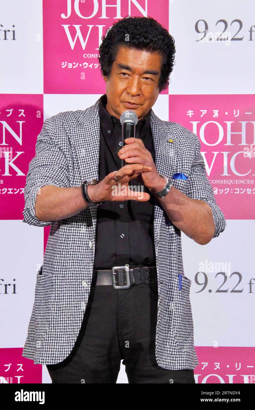 Hiroshi Fujioka bei der Premiere des Kinofilms John Wick: Chapter 4 ...