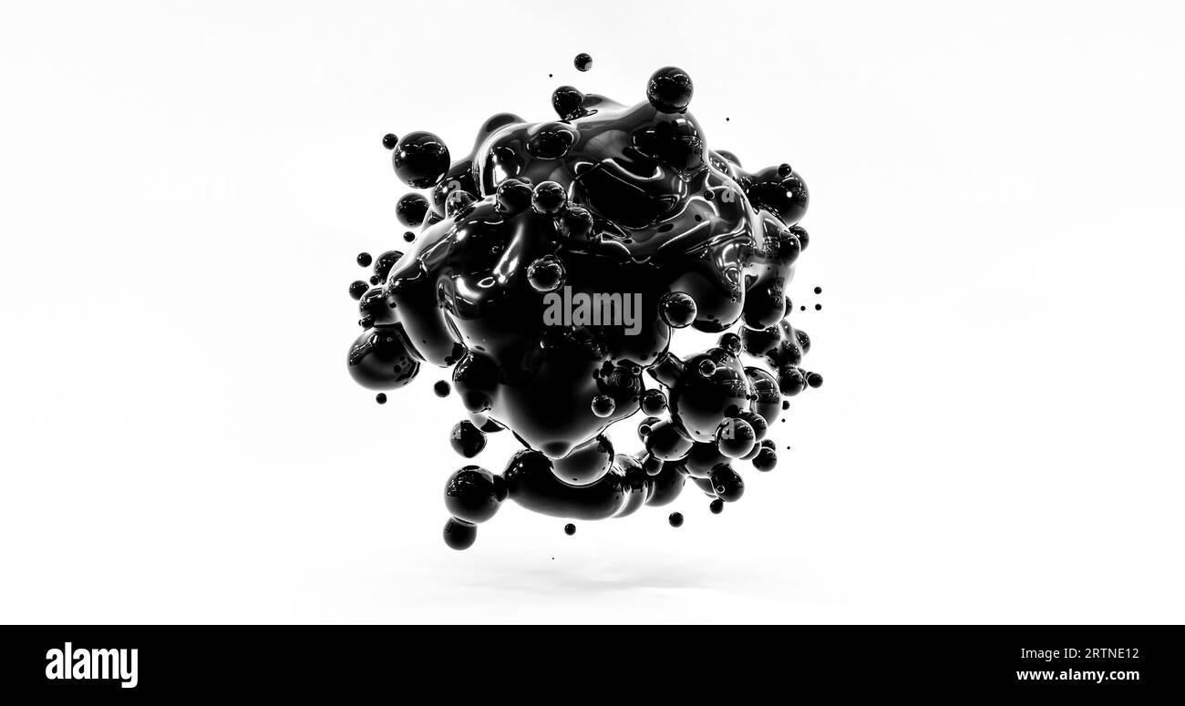 Abstract blue black curved Cut Out Stock Images & Pictures - Alamy