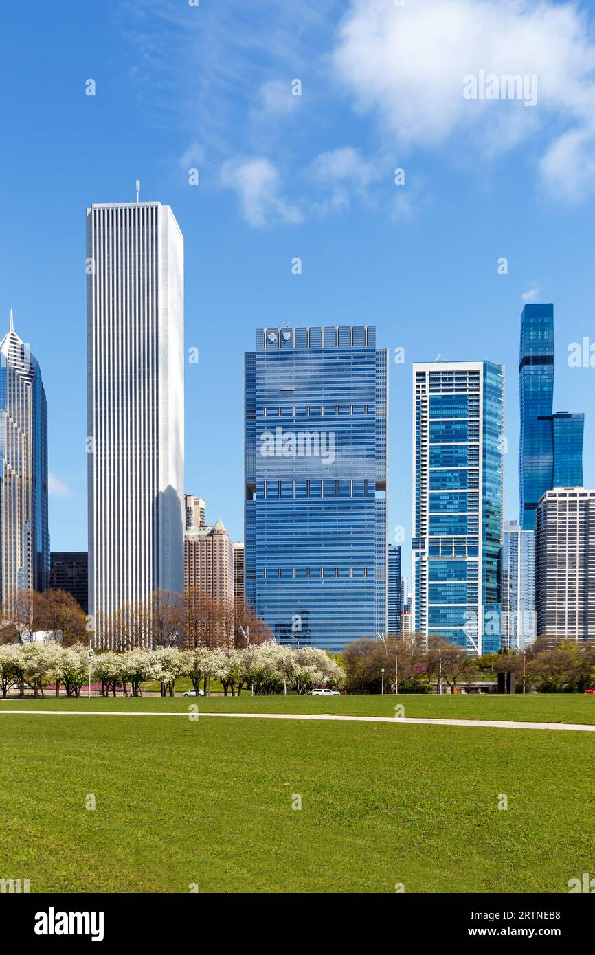 Chicago, USA - May 3, 2023: Chicago Skyline Skyscrapers Skyscraper ...