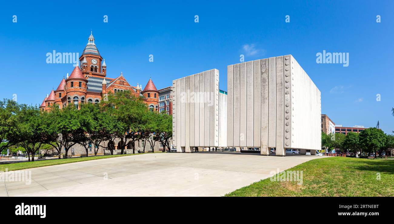 Dallas, USA - May 5, 2023: John F. Kennedy Memorial Plaza Monument To ...