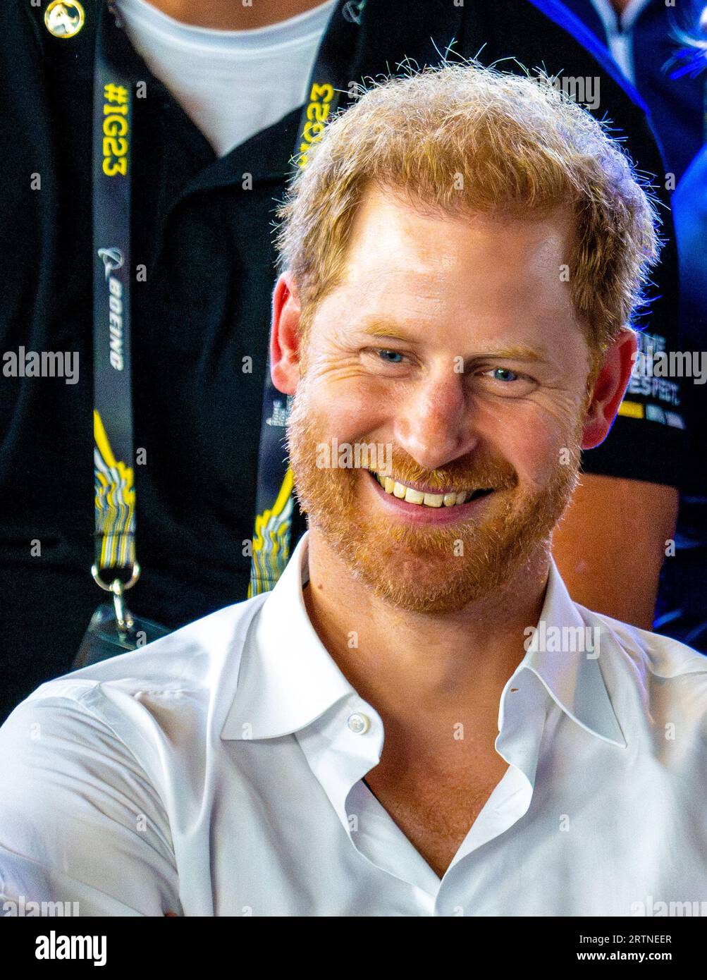 Prince Harry, Duke of Sussex during day 4 of Invictus Games 2023 at the ...