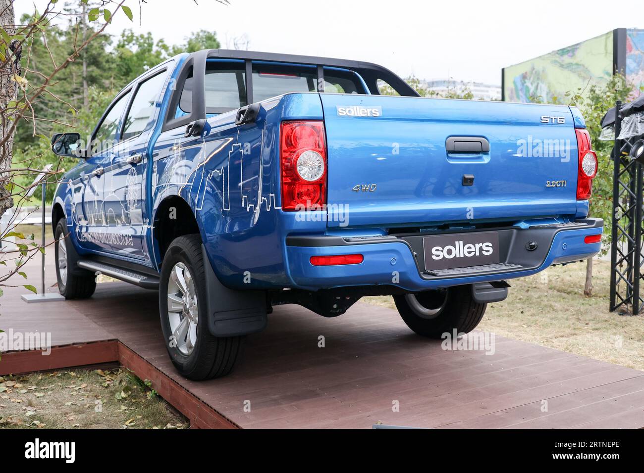14.09.2023. Russia. Vladivostok. Sollers ST6 car Sollers car of the Eastern Economic Forum ...