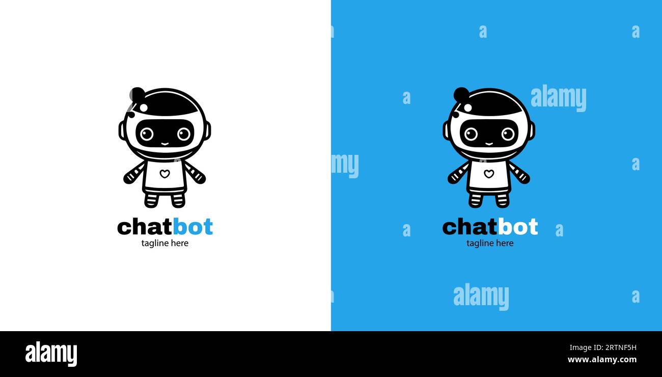 Robot Chatbot Head Icon Sign Design Vector Illustration On White And