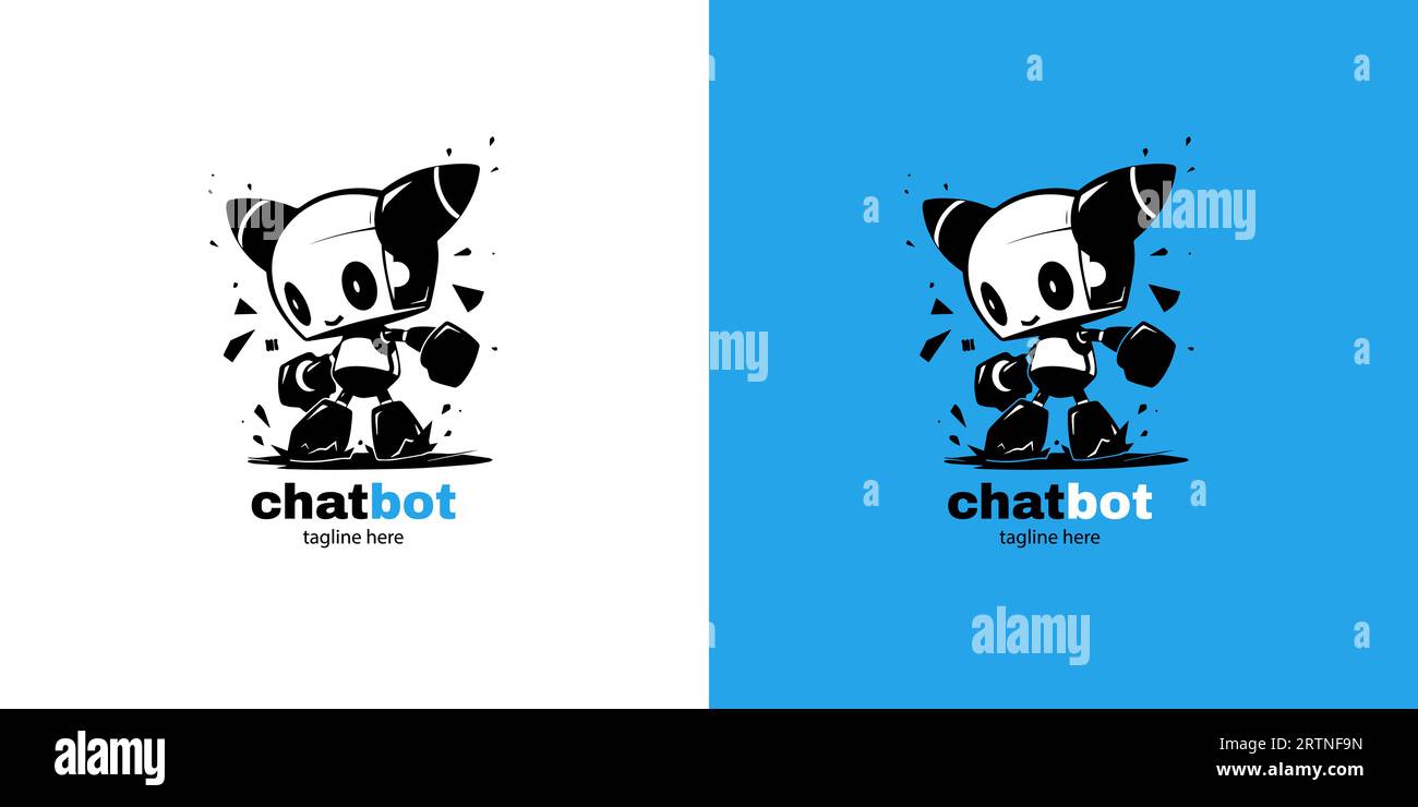 Robot chatbot head icon sign design vector illustration on white and ...