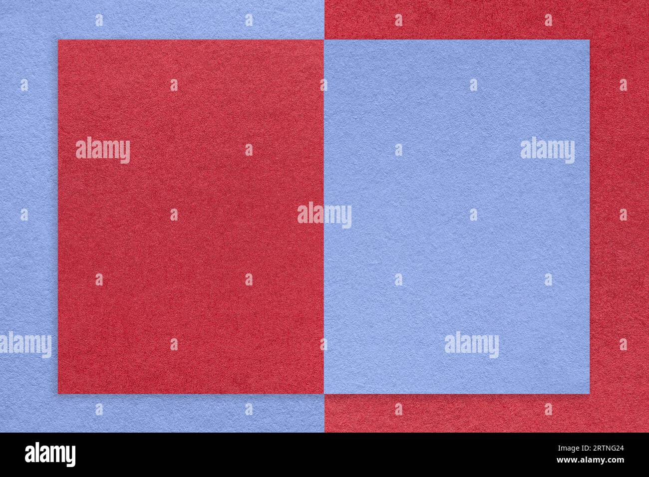 Texture of red and blue paper background with geometric shape and ...