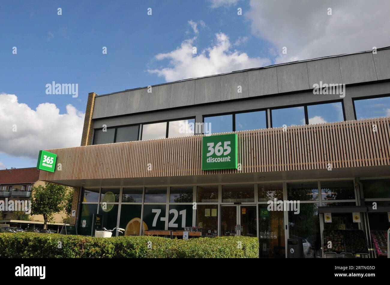 Copenhagen/Denmark/14 September 2023/365 discount coop grocery store in ...
