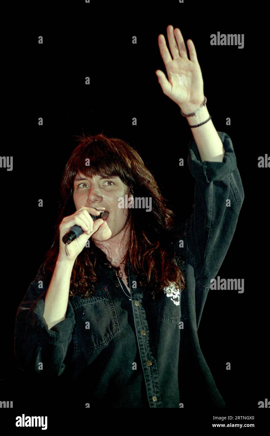 Milan Italy 1993-11-18: Eric Martin singer of the Mr.Big group in ...