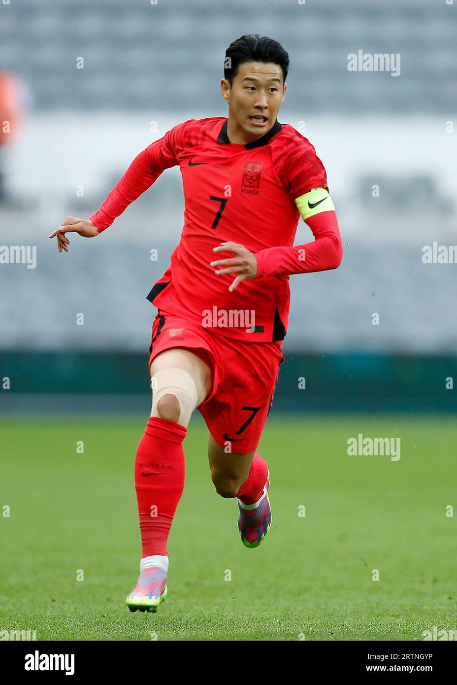 South Korea's Son Heung-min in action during the international friendly ...