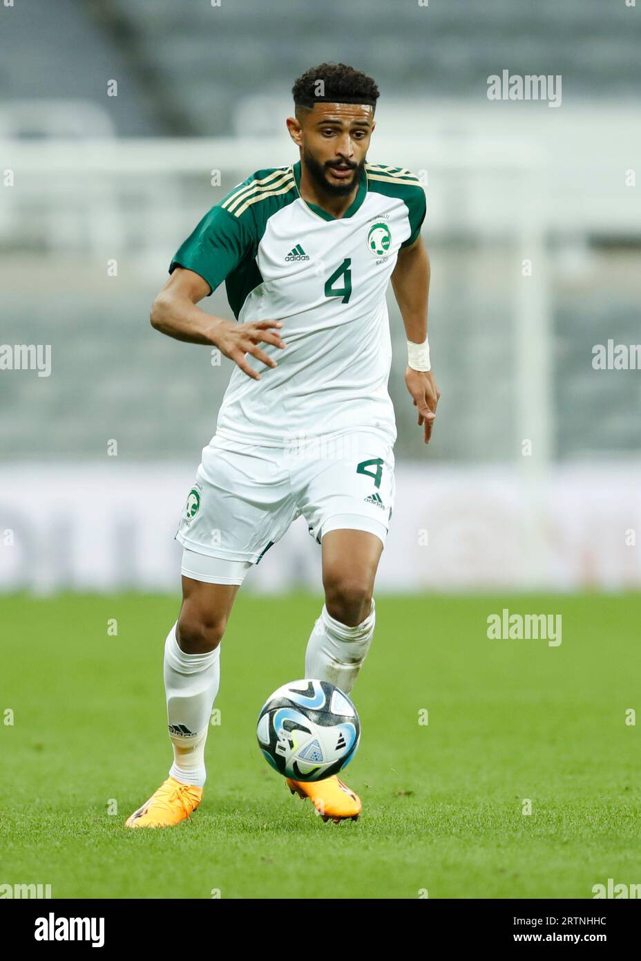 Saudi Arabia's Abdulelah Al Amri in action during the international ...