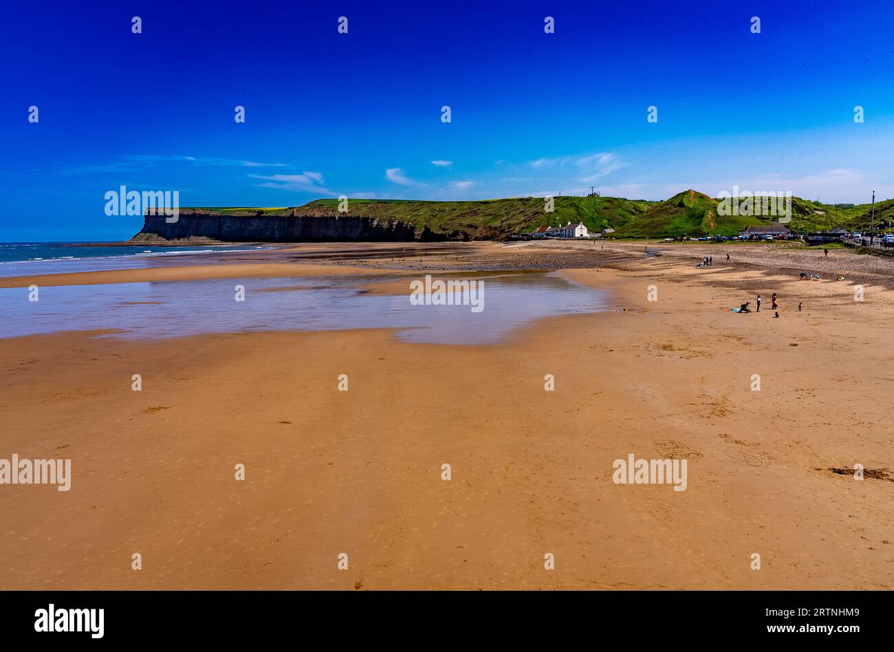 Saltburn by the Sea Generic Scenery and Beach Activities Stock Photo ...