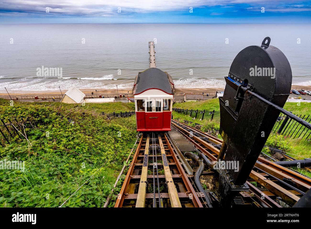 Saltburn by the Sea Generic Scenery and Beach Activities Stock Photo ...