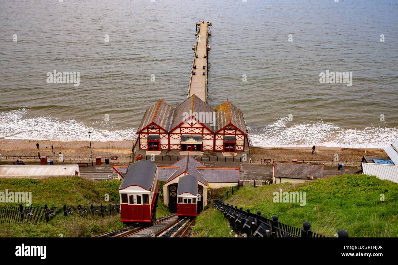 Saltburn by the Sea Generic Scenery and Beach Activities Stock Photo ...