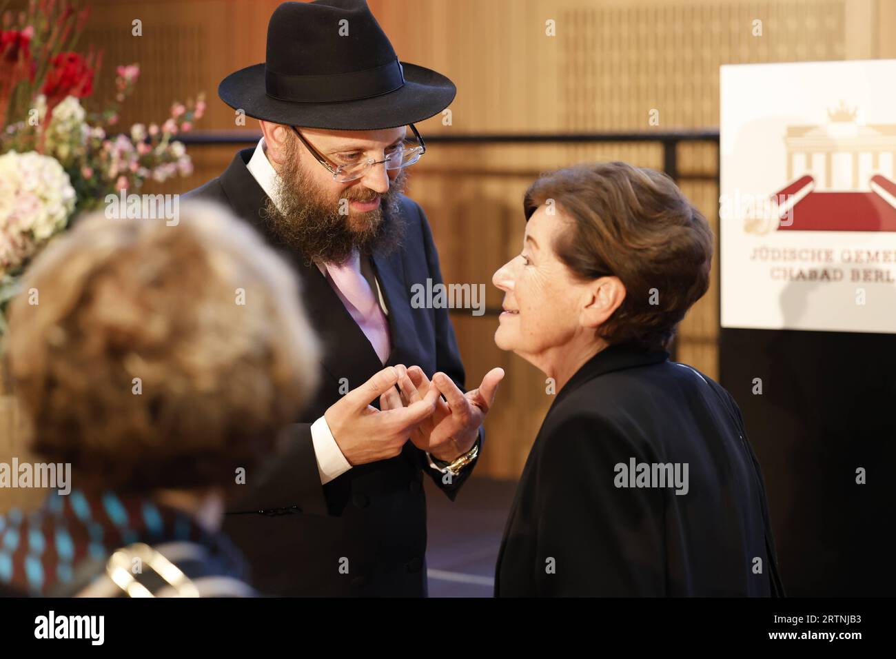 Rabbiner Yehuda Teichtal Empfang jüdisches Neujahrsfest Rosch Haschana ...