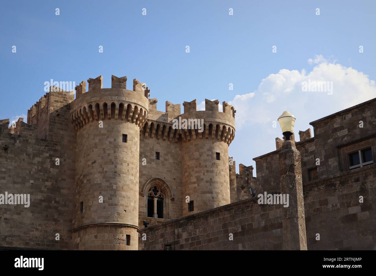 The Palace of the Grand Master of the Knights of Rhodes in the medieval ...
