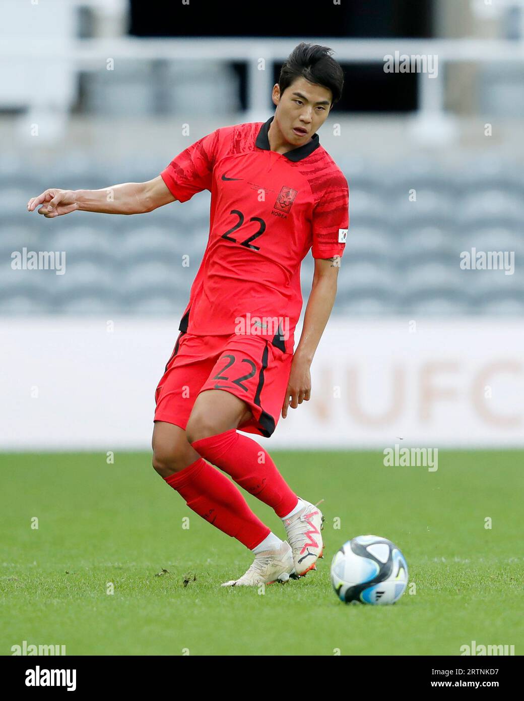 South Korea's Seol Young-woo in action during the international ...