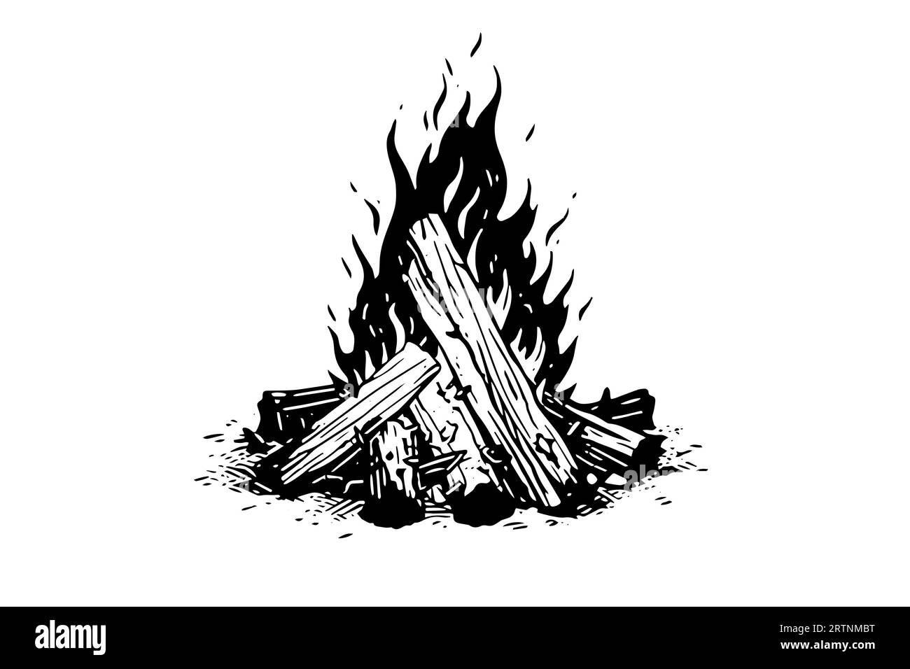 Fire sketch hi-res stock photography and images - Alamy