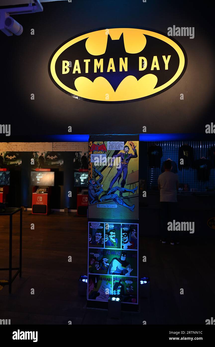 London, UK. 14th Sep, 2023. The highly anticipated Batman Unmasked ...