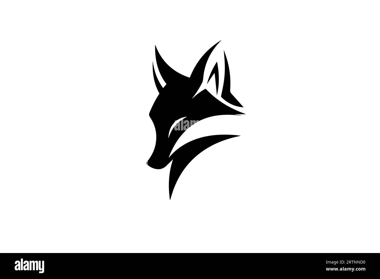 Fox Head Vector Silhouette